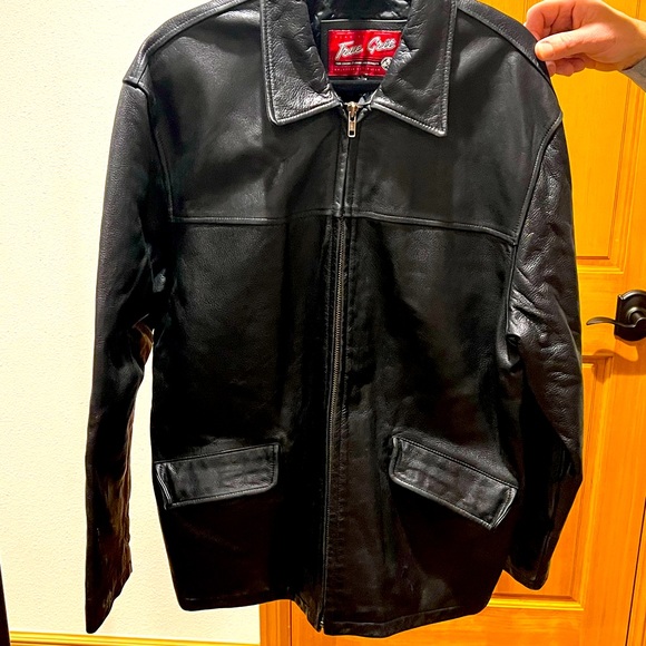 True Grit | Jackets & Coats | True Grit Mens Leather Jacket Black ...